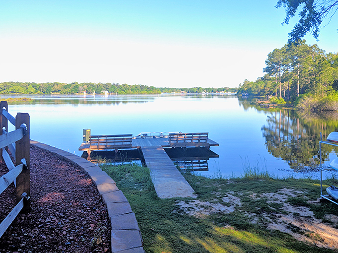Lake DeFuniak's perfect circle looks like Mother Nature's attempt at geometry &ndash; and she aced the test!