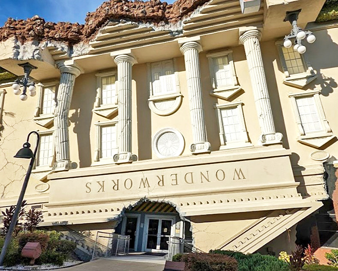 WonderWorks Orlando: Where architecture rebels against gravity and common sense takes a day off, inviting curious minds to explore its topsy-turvy wonders.