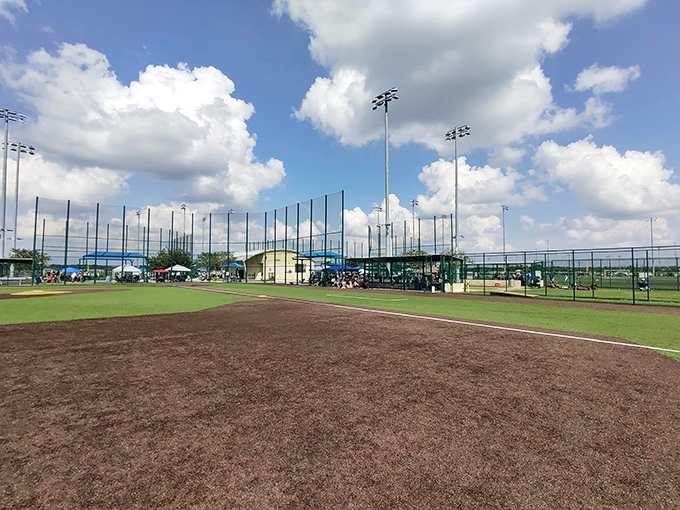 Boombah Sports Complex's pristine fields await tomorrow's MVPs &ndash; where family cheers echo louder than any professional stadium.