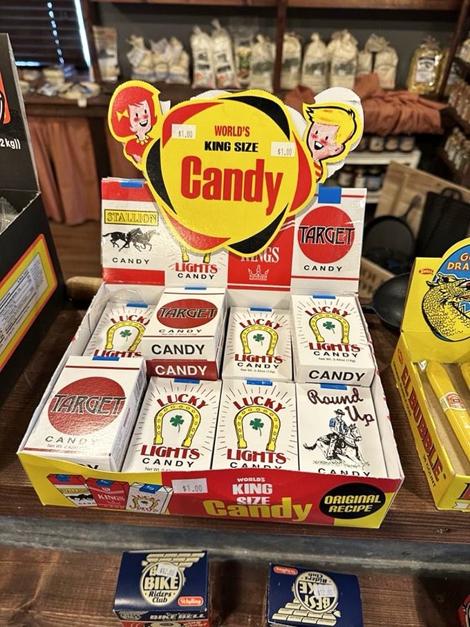 Candy cigarettes and vintage treats &ndash; a sweet archaeological dig through America's confectionery past that delights both nostalgic boomers and curious millennials.