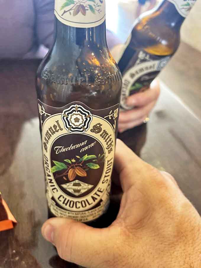 Chocolate beer: for when you can't decide between happy hour and dessert. Two vices become one virtuous beverage.