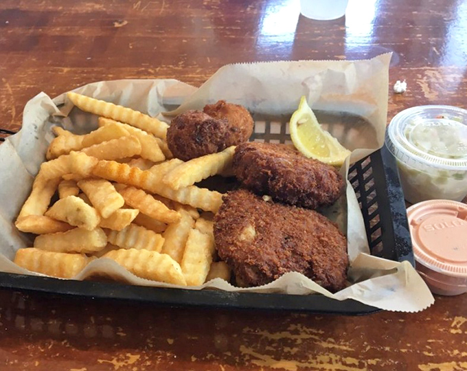 These golden-brown discs are what happens when crab meat holds a meeting and decides to become the best version of itself.