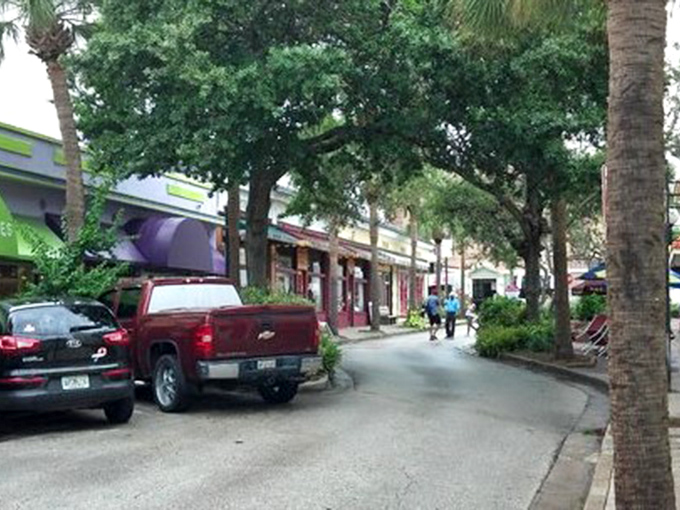 Downtown Cocoa's shaded pathways invite leisurely exploration at a pace that feels rebellious in today's hurried world.
