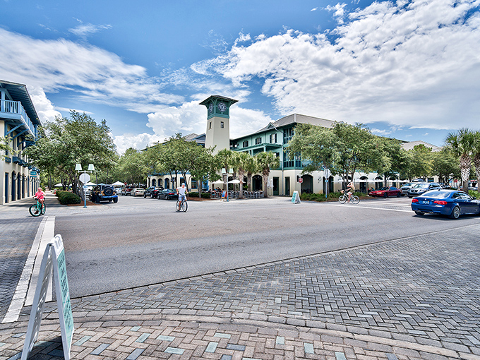 Pedestrian-friendly streets encourage exploration at human speed &ndash; no rush, no traffic, just the gentle rhythm of coastal living.
