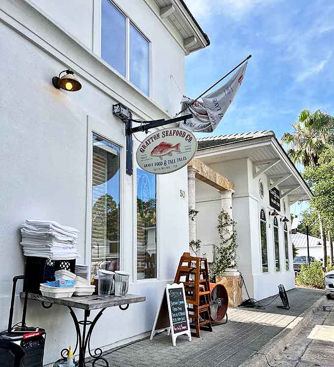 Grayton Seafood Company serves up the morning's catch in a charming setting that feels like dining at a friend's coastal cottage.