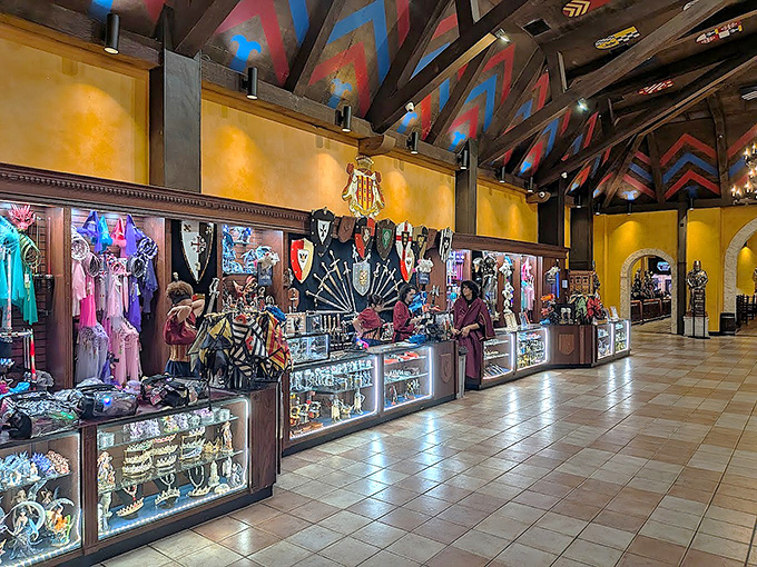 Medieval Times Gift Shop: Take home a piece of the Middle Ages &ndash; from swords to crowns, the gift shop offers treasures for aspiring knights.