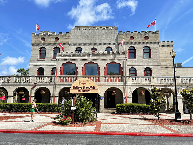 Ripley's Believe It or Not! Museum occupies Castle Warden, a Moorish Revival masterpiece filled with oddities that match its unusual architecture.