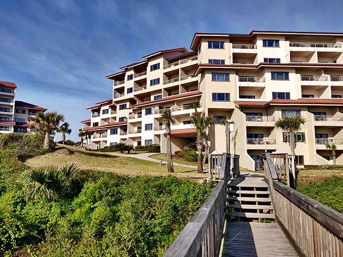 Beachfront accommodations provide the perfect blend of luxury and natural beauty, with private boardwalks leading straight to paradise.