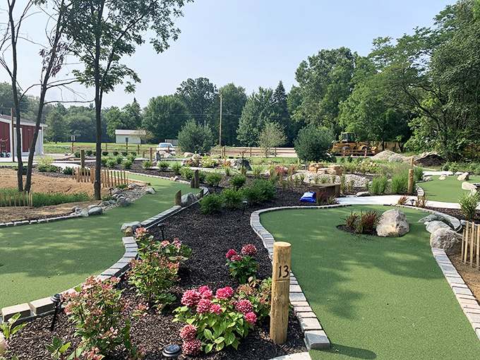 Mini-golf in Saugatuck elevates the humble putt-putt into landscaped art, where even terrible scores come with beautiful surroundings.