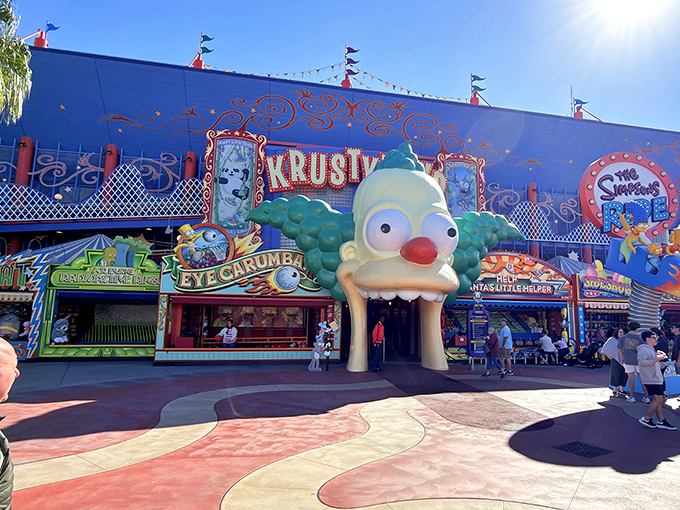 Springfield's colorful cartoon world brings America's favorite dysfunctional family to life, complete with Krusty-approved snacks and shenanigans.