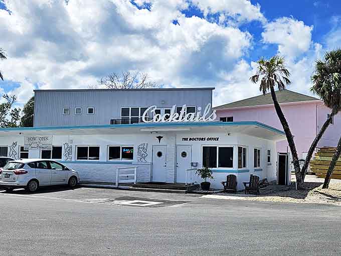 This isn't where you get a check-up, unless you count having your spirits lifted by craft cocktails mixed with surgical precision.