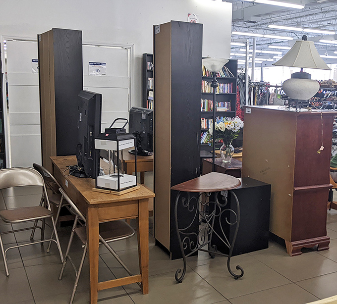 Furniture finds range from practical to whimsical – this collection of tables, chairs and storage pieces could transform an empty space into a home.