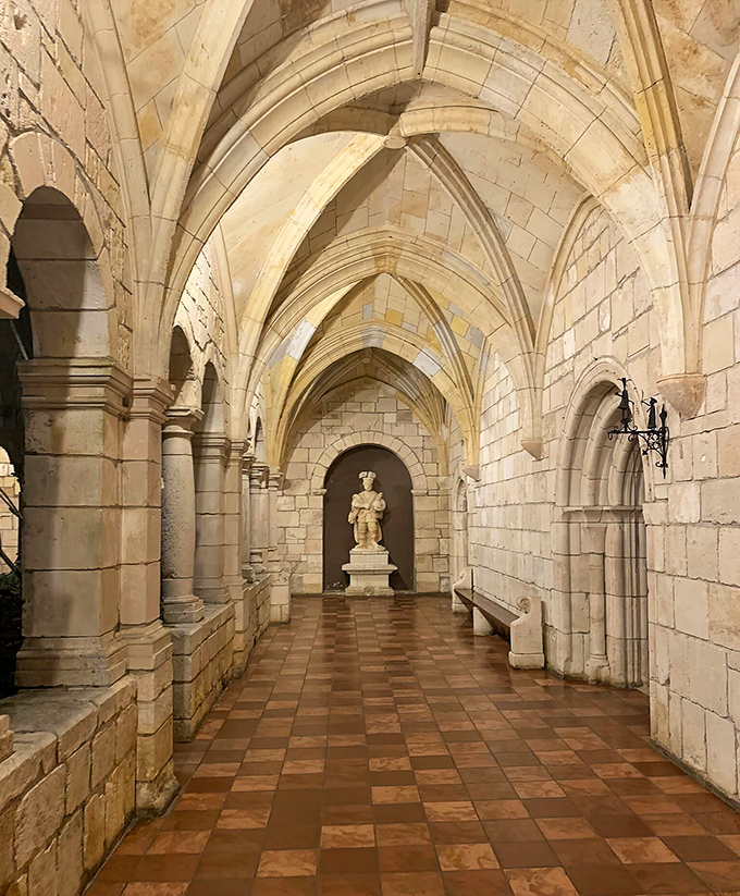 Vaulted ceilings create perfect acoustics for whispered secrets or dramatic declarations of "I can't believe this is in Florida!"