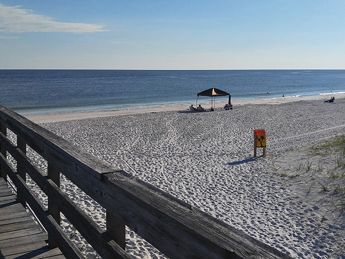 Perfect beach days aren't rare in Mexico Beach &ndash; they're the standard operating procedure, with sand that squeaks beneath your feet.