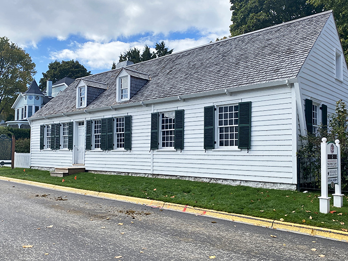 Biddle House stands as a perfectly preserved window into early island life, its whitewashed simplicity telling stories of frontier resilience.