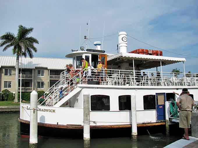 Captiva Cruises' vessel stands ready to transport visitors to even more remote island paradises, where civilization feels like a distant memory.