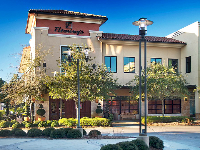 Fleming's Prime Steakhouse: Where servers describe marbling on ribeyes like sommeliers discuss vintage wines &ndash; with reverence and excessive detail.