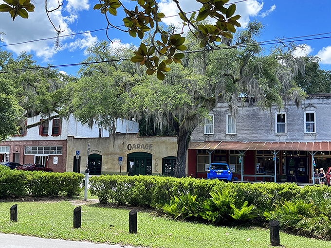 The aptly named Garage Cafe offers comfort food and local flavor in what was once, yes, an actual working garage.