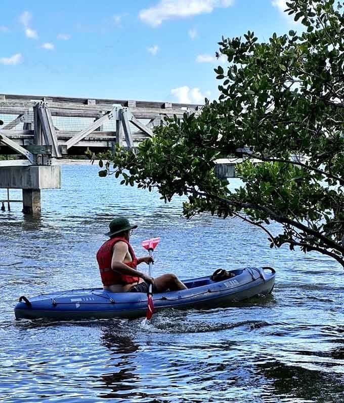 Floating in liquid crystal: Colorful tubes drift lazily across the spring's surface, carrying passengers on the world's most refreshing lazy river.