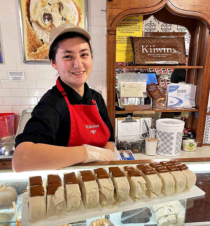 Friendly staff ready to guide you through sweet decisions – like having a personal dessert concierge who genuinely cares about your happiness.