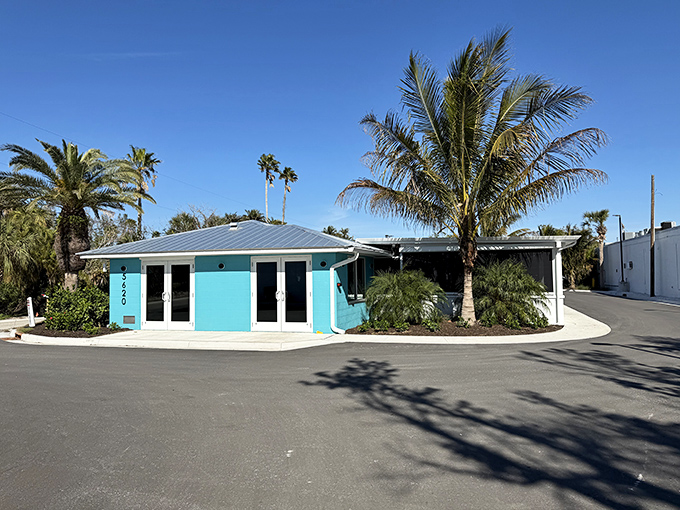 Lo'Key Island Grille's turquoise charm captures the essence of Florida's coastal vibe &ndash; relaxed, vibrant, and utterly inviting.