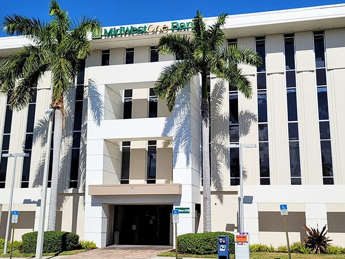 MidWestOne Bank's impressive architecture blends modern design with Florida sensibility, reflecting Naples' balance of tradition and innovation.