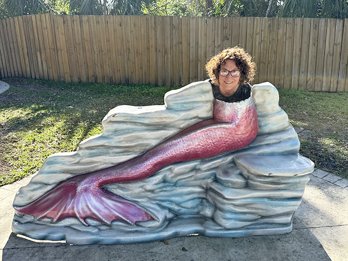This whimsical photo spot transforms visitors into mermaids themselves &ndash; a must-snap souvenir opportunity that delights guests of all ages.