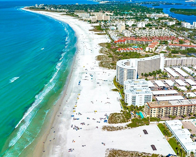 Siesta Sands Beach Resort: Where the Gulf of Mexico serves as your swimming pool and the horizon is your television screen.