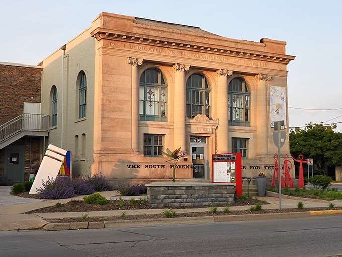 The South Haven Center for the Arts, housed in a building so beautiful it's practically art itself.
