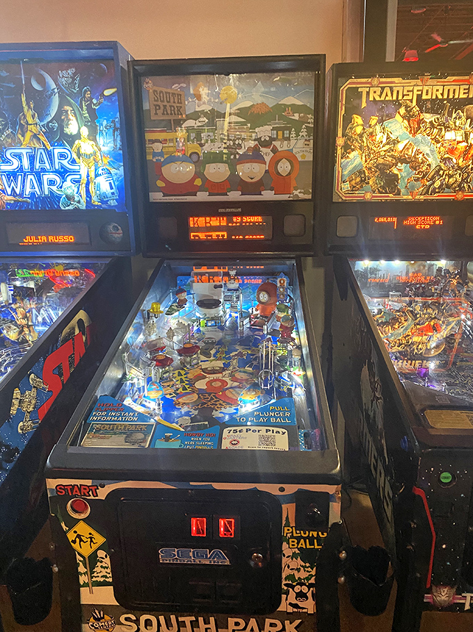 A holy trinity of pinball perfection: Star Wars, South Park, and Transformers cabinets offer three distinct flavors of flipper-flipping joy for enthusiasts.