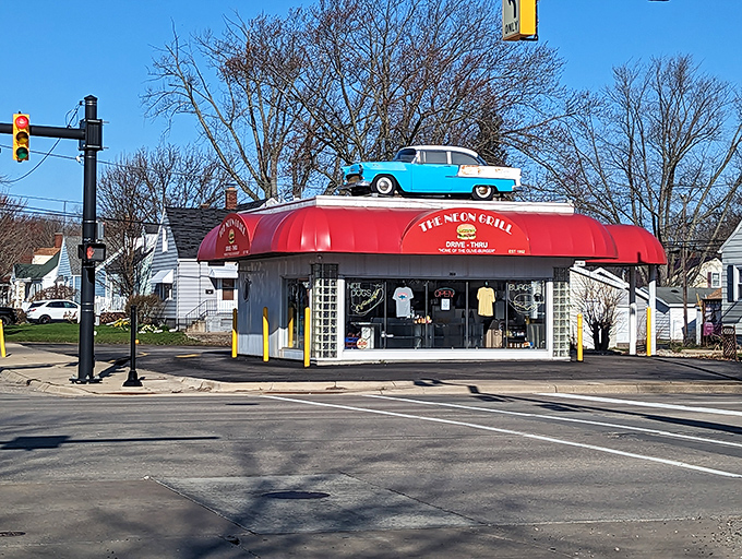 Standing defiant against the homogenization of American dining, this little white building with its bold red awning is a monument to doing things right.