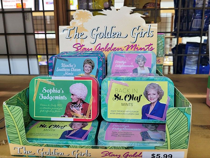 The Golden Girls get the sweet treatment they deserve with themed mints that taste like friendship and sassy one-liners.