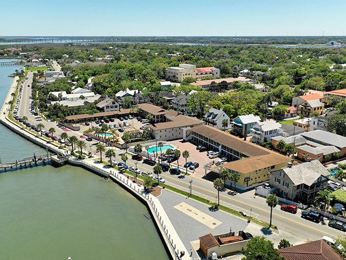 St. Augustine's waterfront accommodations offer that rare vacation trifecta: historic charm, water views, and walking distance to both cocktails and culture.