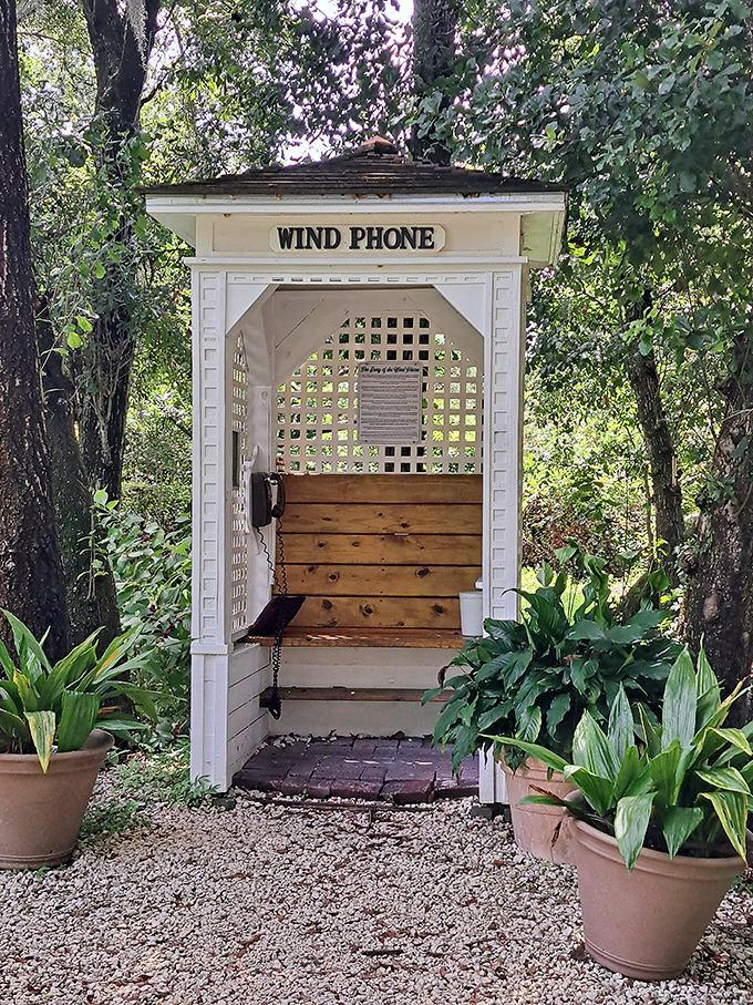The "Wind Phone" booth stands as a poignant reminder that sometimes the most important connections aren't made with technology.