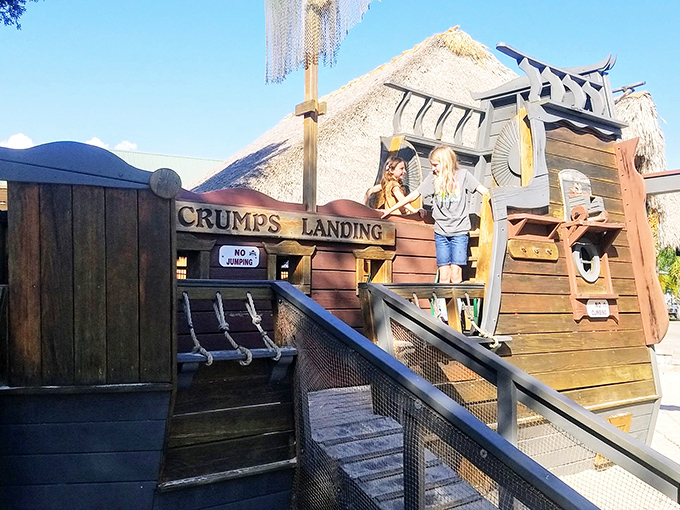 Childhood memories in the making. This sandy playground proves that the best entertainment system for kids has always been imagination and sunshine.