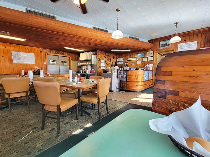 Cozy booth seating where families have celebrated special occasions for generations &ndash; these cushions have supported every type of gathering.