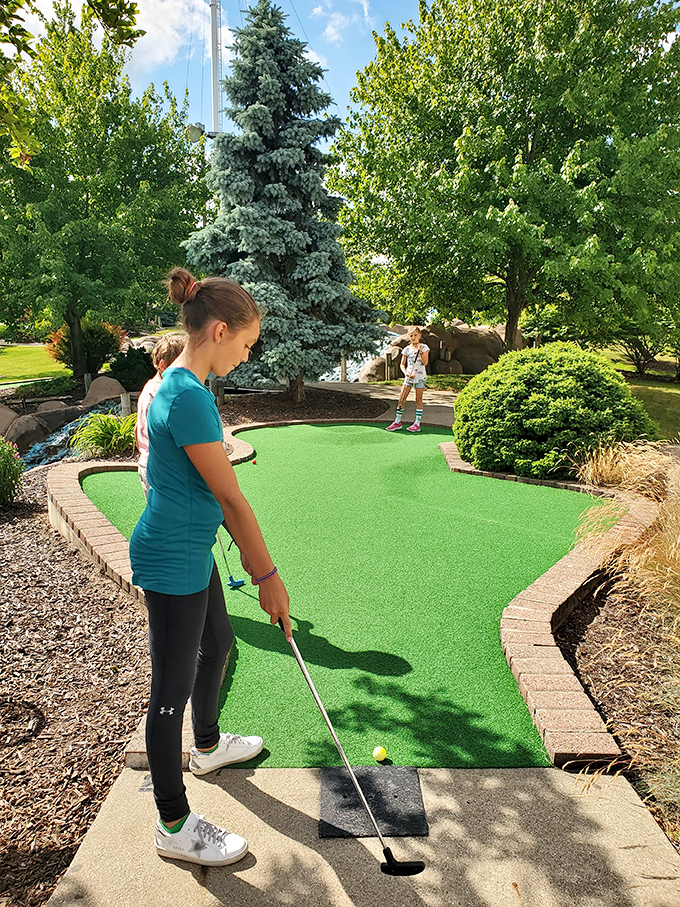 Mini-golf challenges bring out the strategic genius in players of all ages, where a well-executed putt feels like winning Olympic gold.
