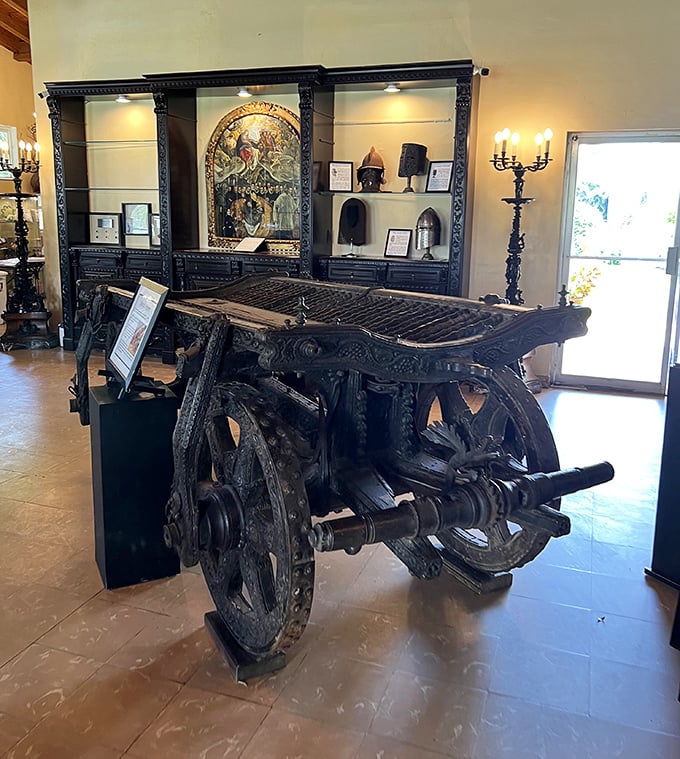 This ornate medieval cart wasn't designed for Miami traffic, but would definitely turn heads on Ocean Drive.