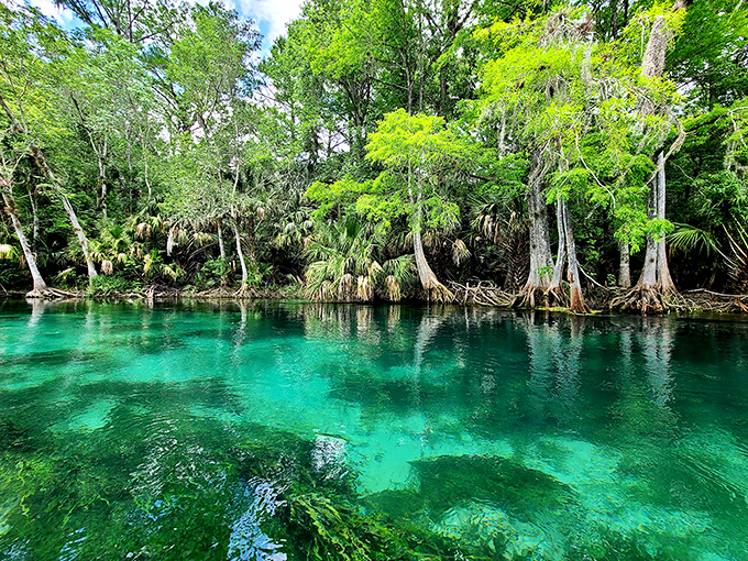 Silver Springs' glass-bottom boats reveal an underwater paradise so clear that fish appear to be floating in air rather than water.