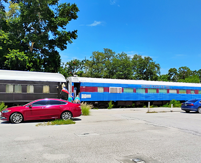 Bob's Train features authentic vintage railroad cars that have found new life as one of Florida's most unusual dining venues.