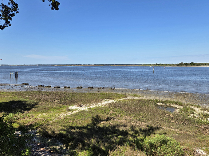 The Amelia River hasn't changed its mind in centuries &ndash; still offering the same strategic views that made this spot so coveted.
