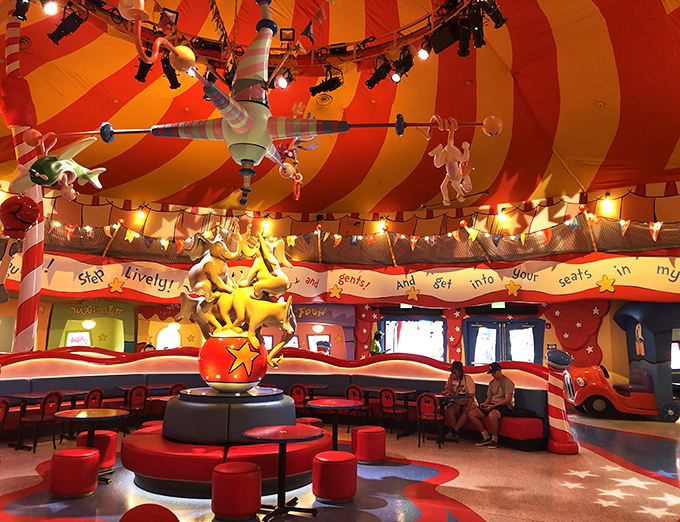 Every corner reveals new details &ndash; a masterclass in immersive design where even the ceiling fans play along with the theme.