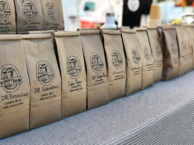 Coffee beans in their natural habitat – perfectly roasted, lovingly packaged, and ready to rescue tomorrow morning from mediocrity.