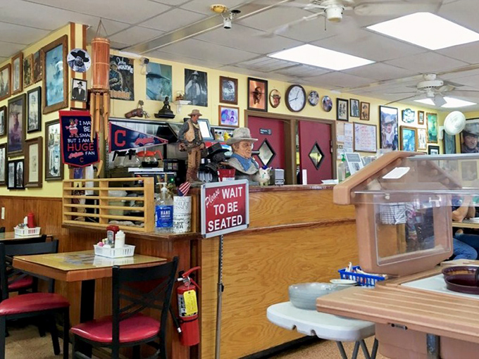 Where the magic happens&mdash;this unassuming counter has launched thousands of country fried steaks into the waiting arms of hungry patrons.
