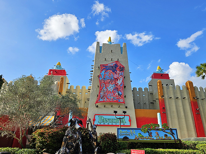 Pantopia Theater: Where world-class entertainment happens while you're secretly grateful for the air conditioning and chance to sit down.