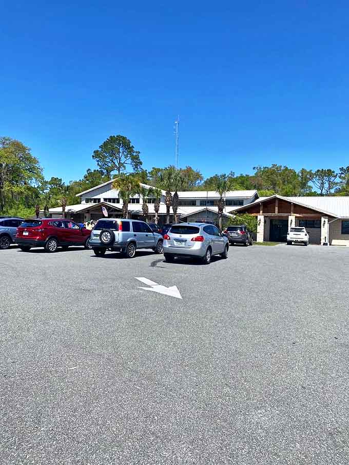 The parking lot might be ordinary, but it's the gateway to extraordinary adventures just steps away.