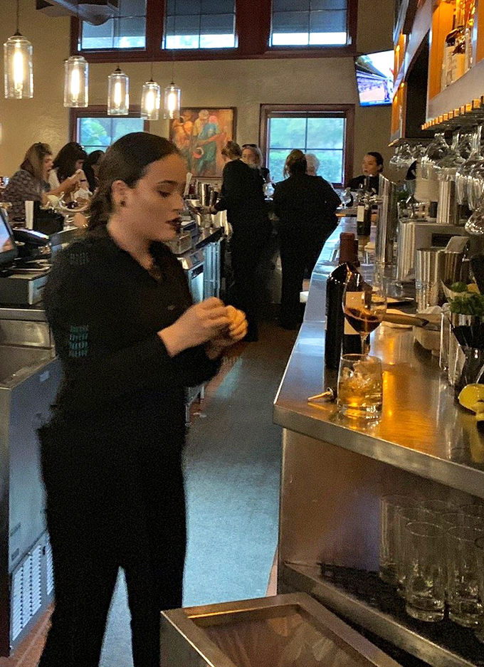 Staff move with practiced precision &ndash; appearing exactly when needed with the uncanny timing of mind-readers who happen to bring delicious food.