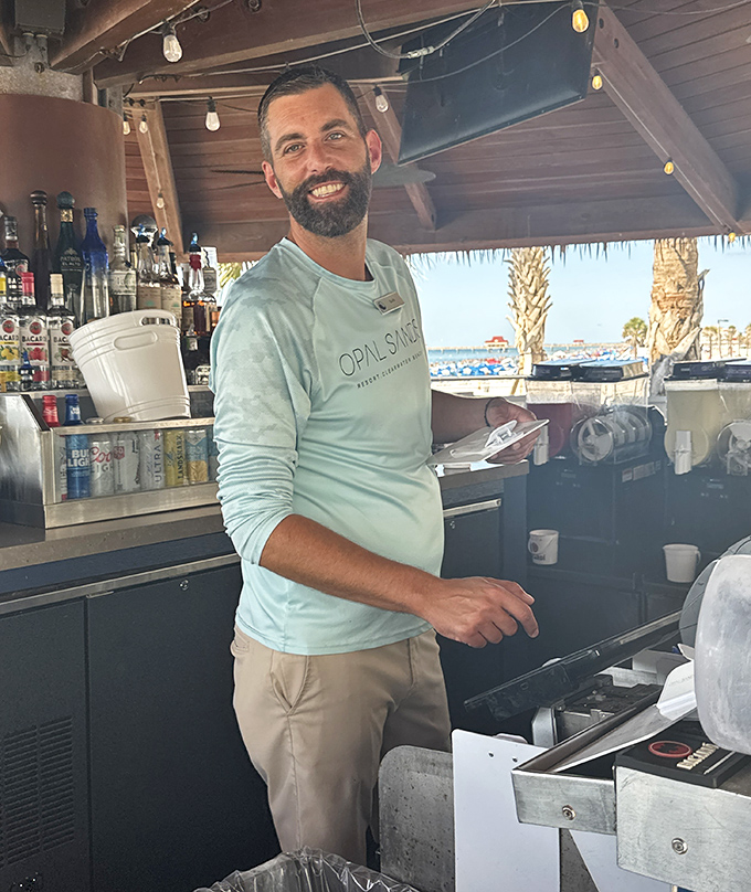 Behind every great beach bar is a team that understands the perfect balance of attentive service and laid-back Florida charm.