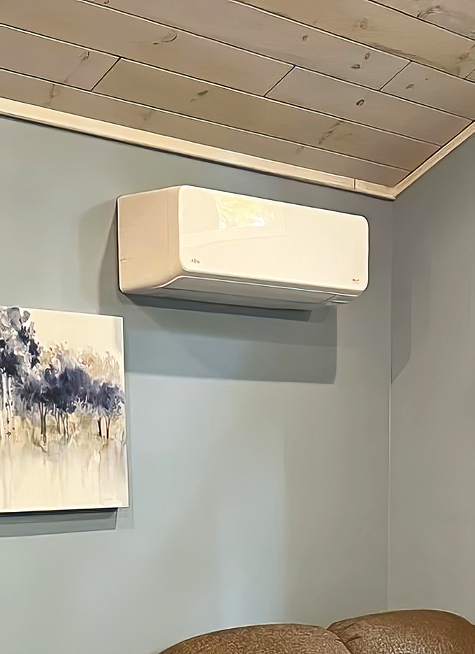 Modern comforts meet rustic charm with climate control that ensures your treehouse stay is perfect regardless of Michigan's famously fickle weather.