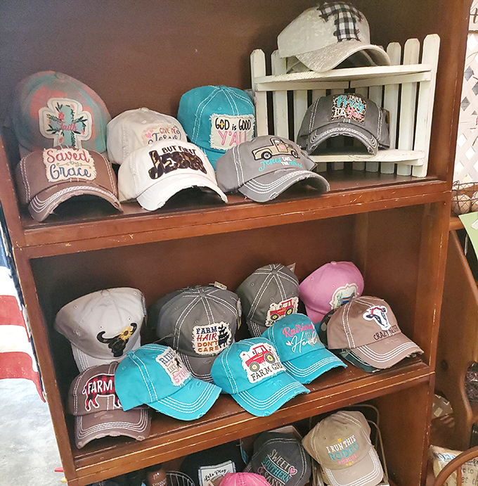 These aren't just baseball caps &ndash; they're wearable statements of faith, farm pride, and country living, each one pre-worn to perfection.
